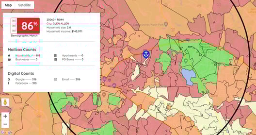 Using a USPS Carrier Route Mapping Tool | Taradel