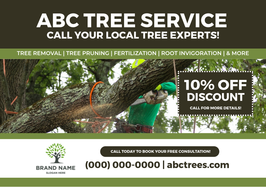 5 FREE Direct Mail Postcard Templates for Tree Services